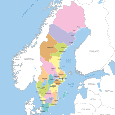 Vad är regioner? – läromedel i geografi åk 7,8,9